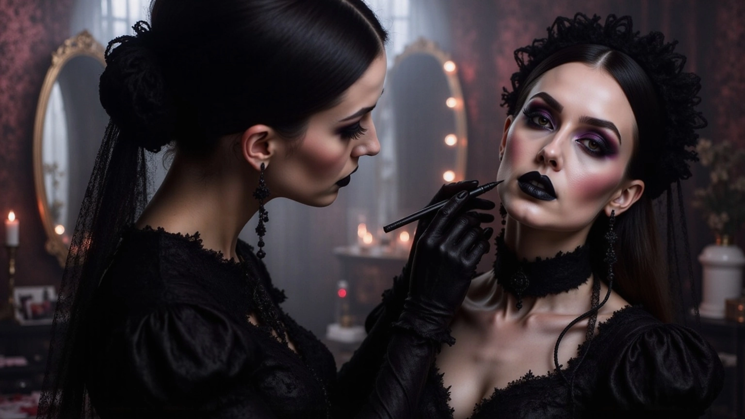 Gothic Eyeliner Mastery with Benefit Roller Liner