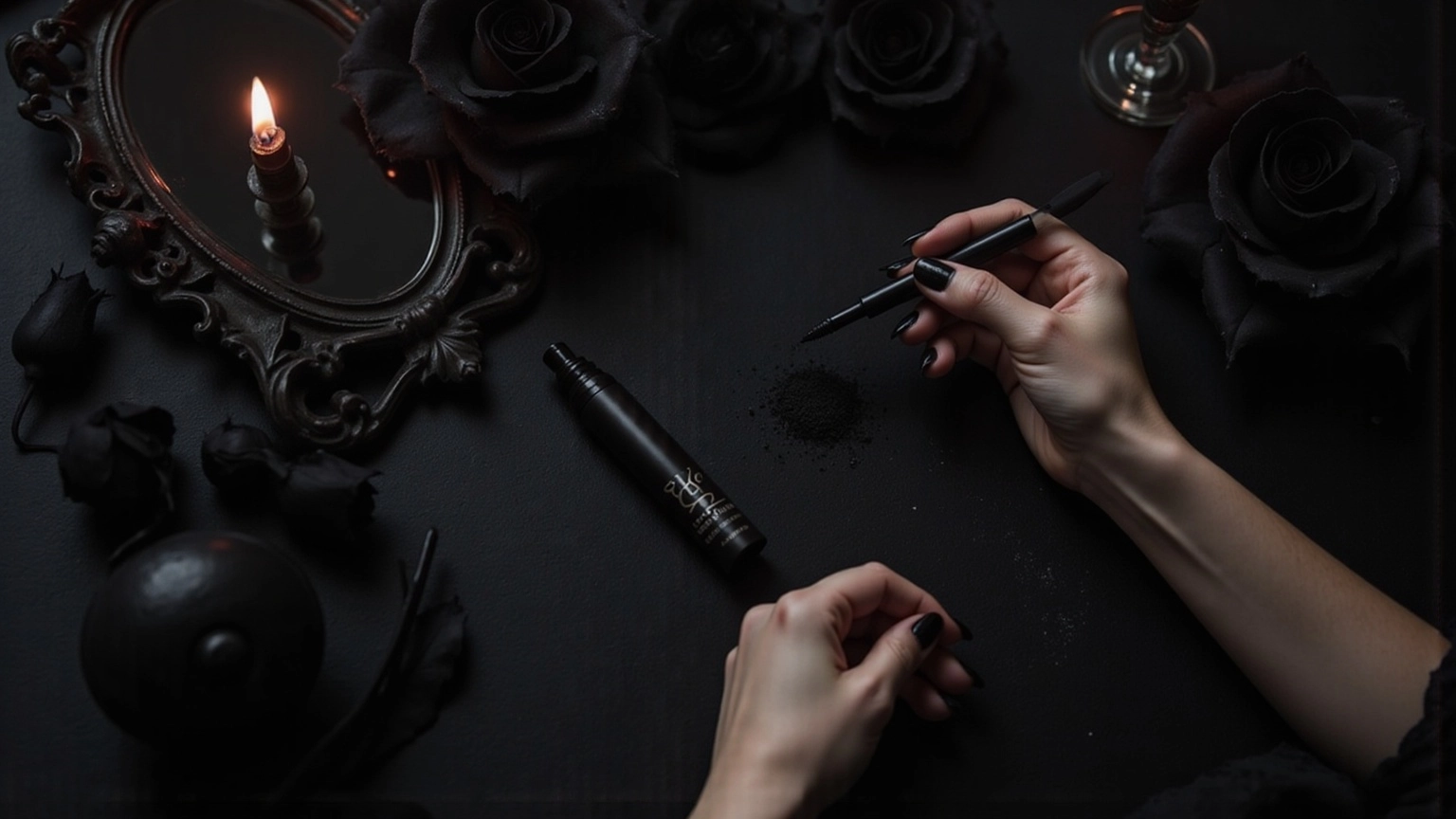 Gothic Glam with Stila Eyeliner