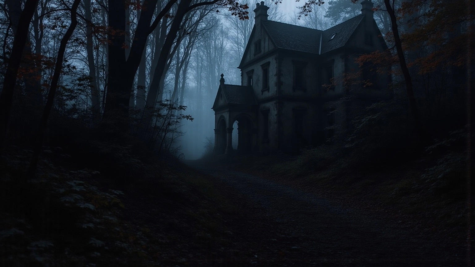 Gothic Landscape of Shadows