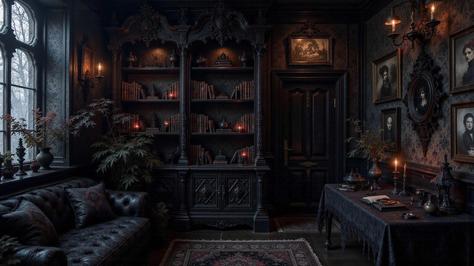 Gothic Personal Collections in Home Decor