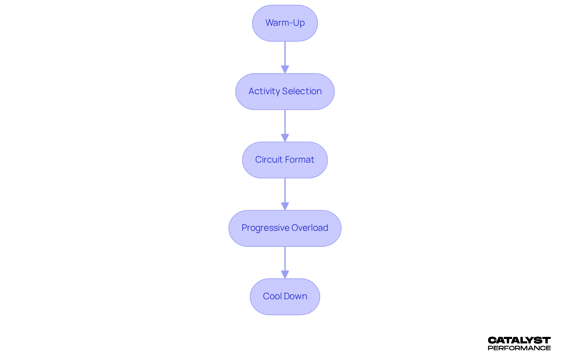 Each box represents a crucial step in your circuit training journey. Follow the arrows to see how each step leads to the next, ensuring a comprehensive and effective workout. Each box represents a crucial step in your circuit training journey. Follow the arrows to see how each step leads to the next, ensuring a comprehensive and effective workout.