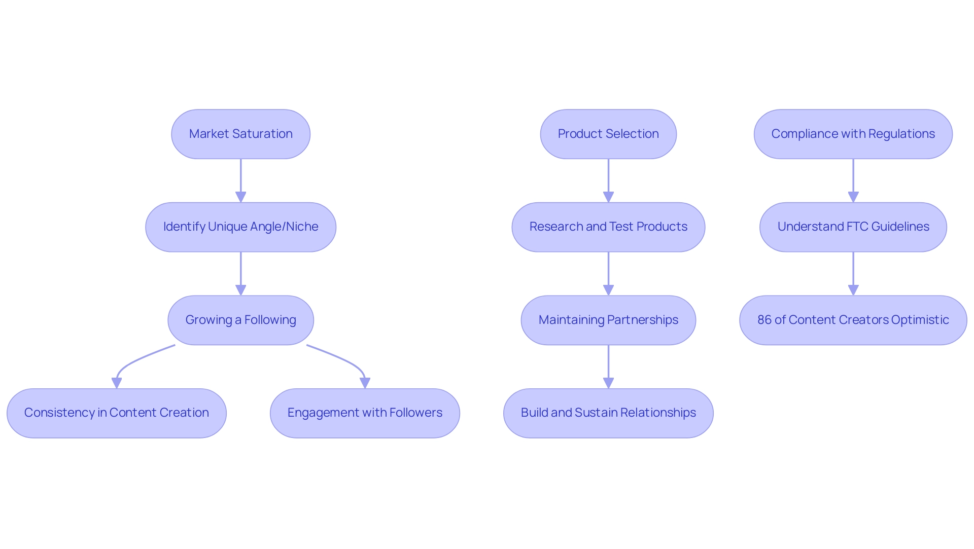 Each box represents a challenge or strategy, with arrows indicating the flow from challenges to suggested actions.