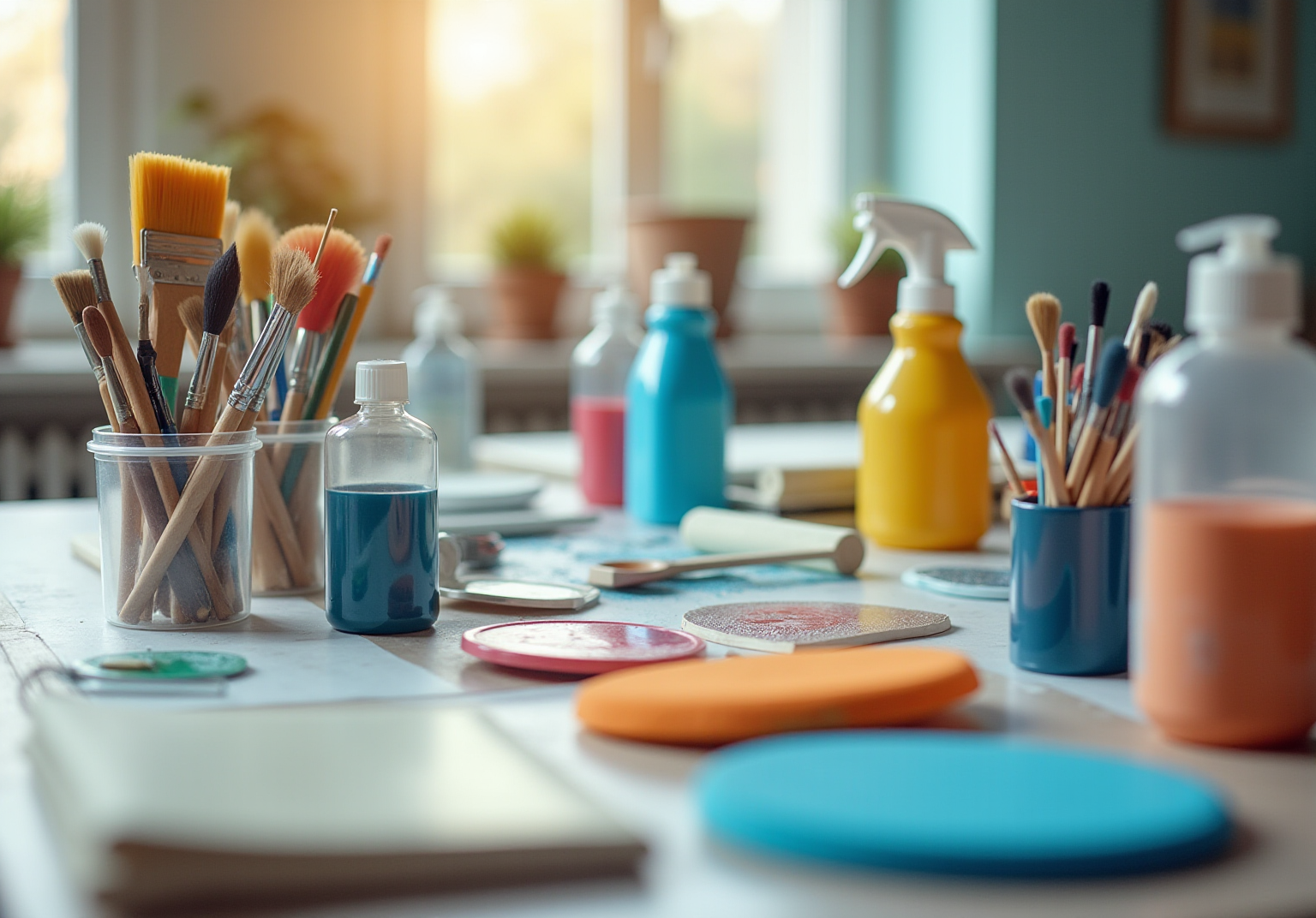 Organized Painting Supplies for Efficiency Organized Painting Supplies for Efficiency