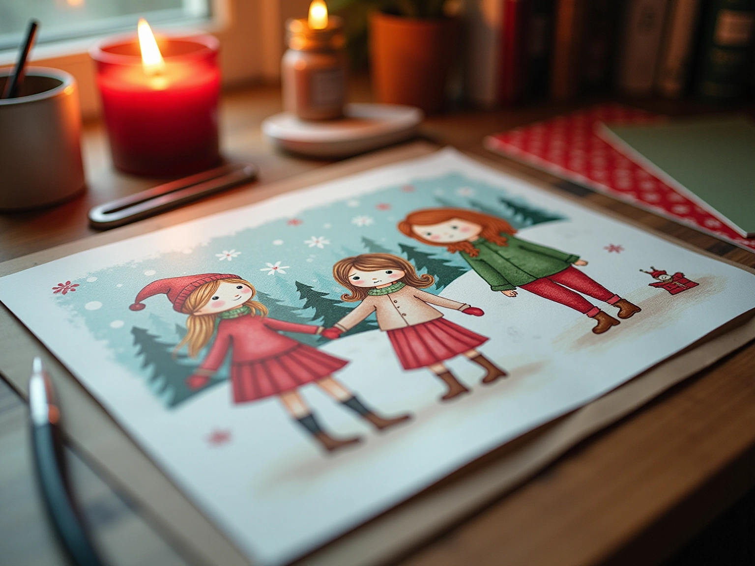 Hand-Drawn Holiday Card Inspirations