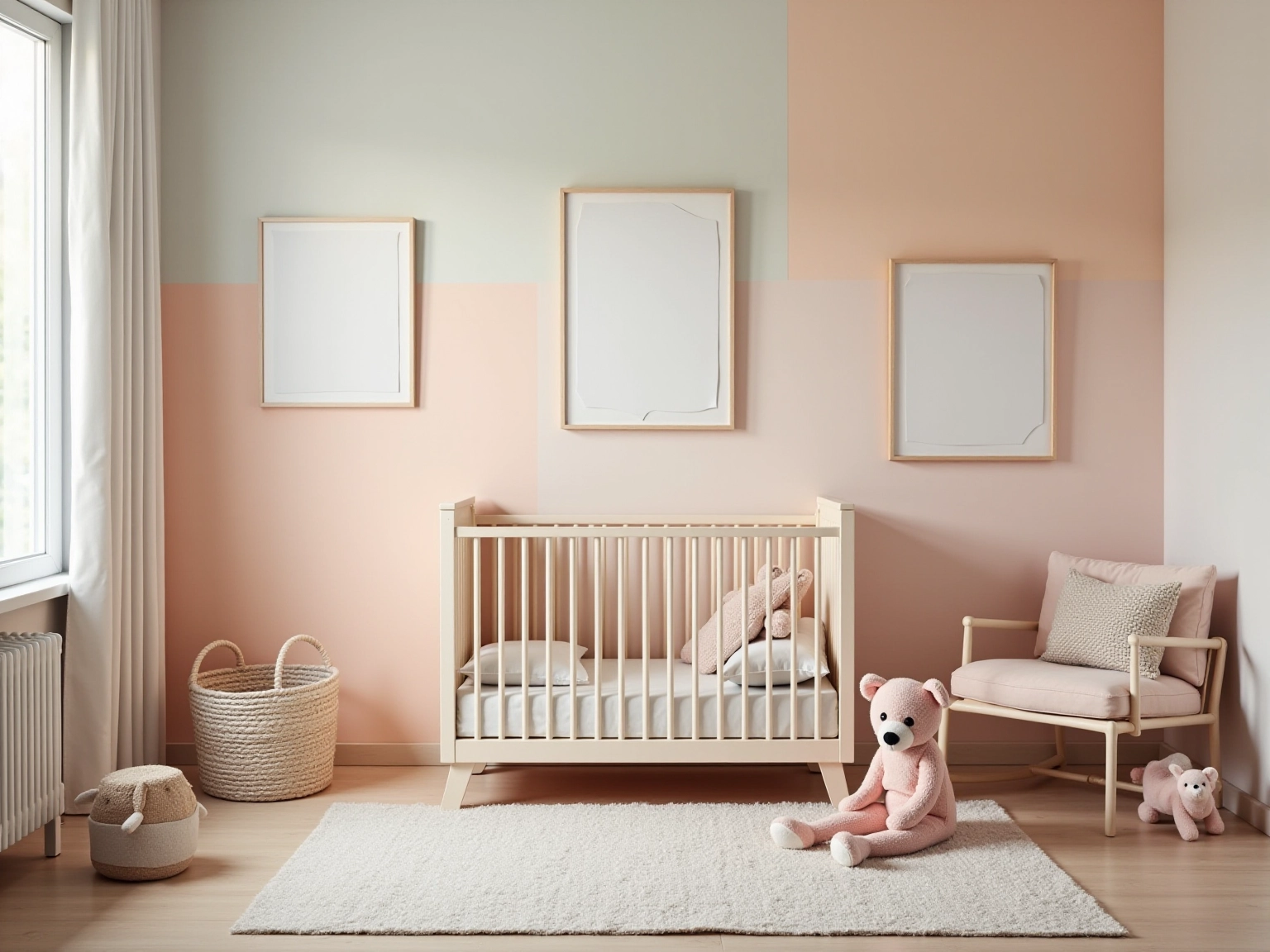 Harmonious Nursery Decor with Complementary Colors