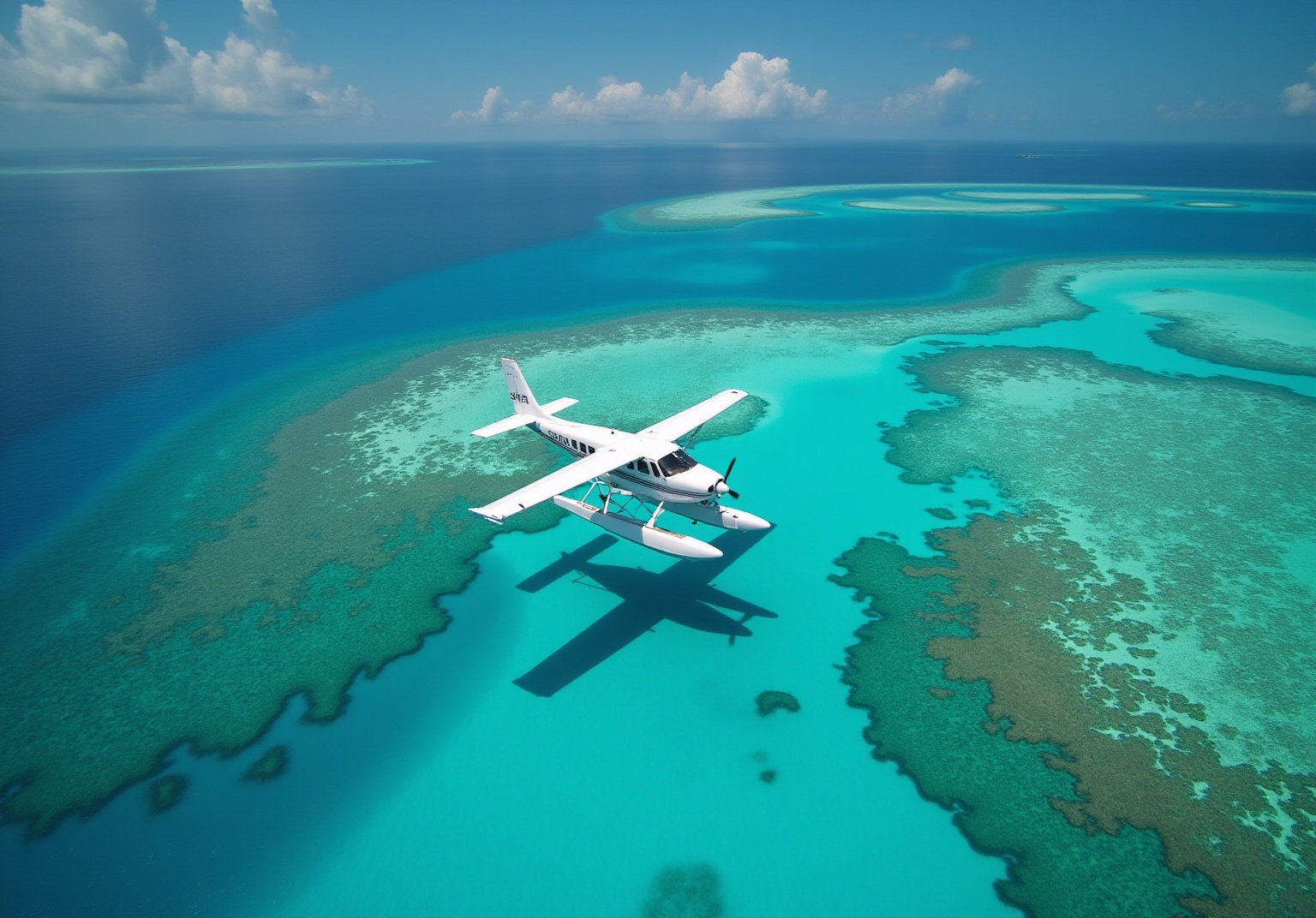 Seaplane Adventure Over the Maldives