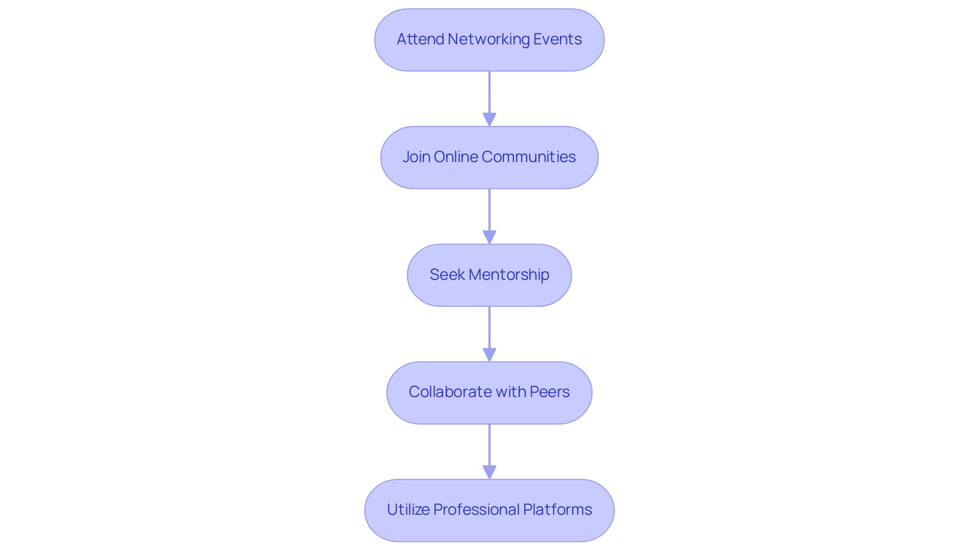 Each box represents a strategy for leveraging networks, with arrows indicating the flow and connection between strategies.