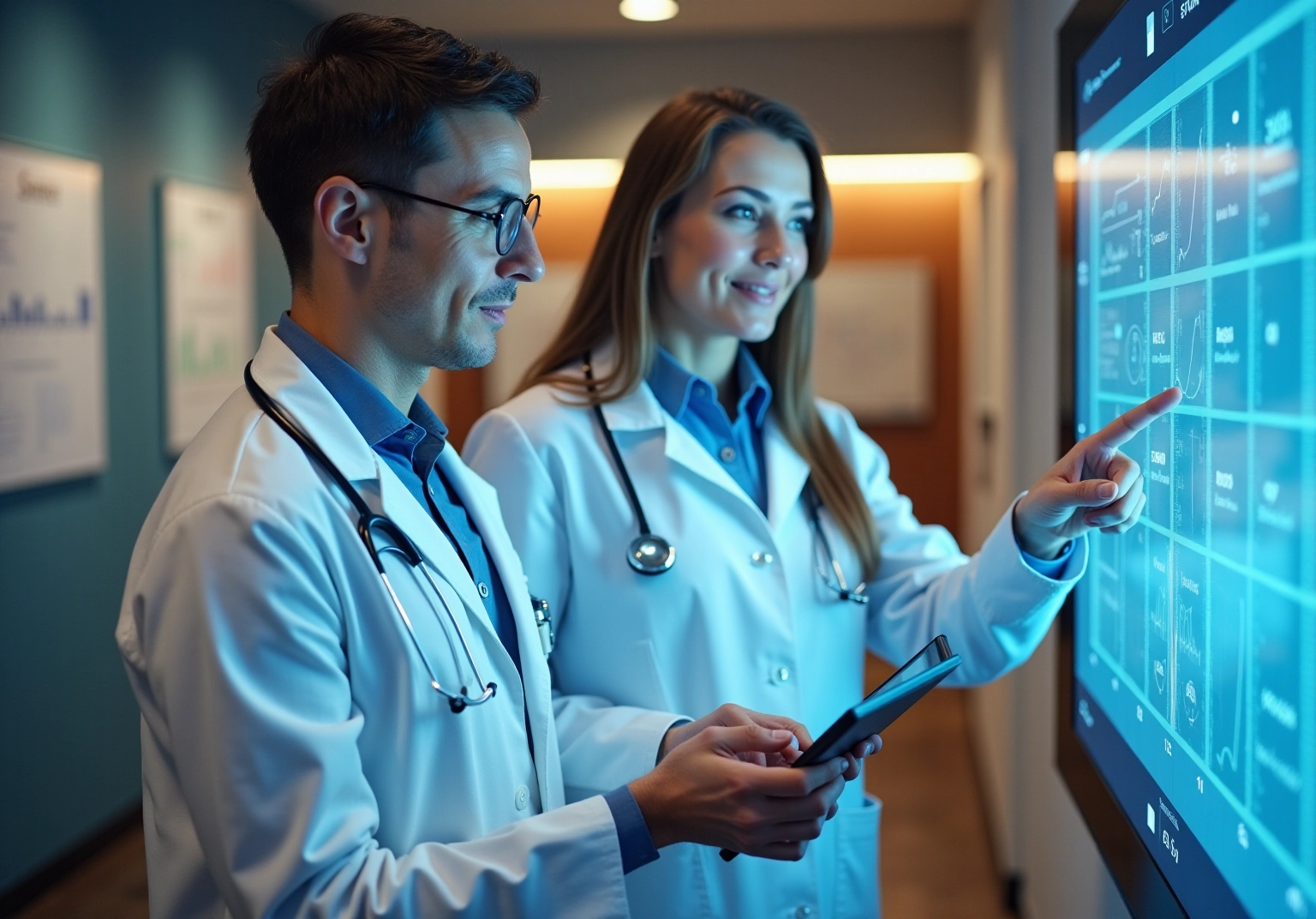 Healthcare Professionals Discussing EHR Standards