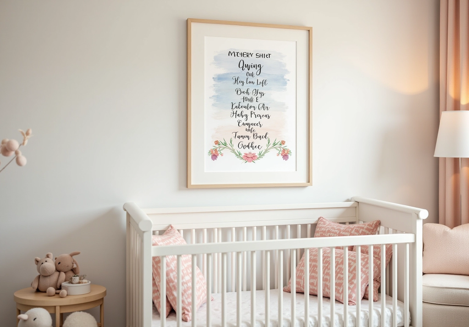 Heartfelt Milestone Watercolor Art in a Nursery Heartfelt Milestone Watercolor Art in a Nursery