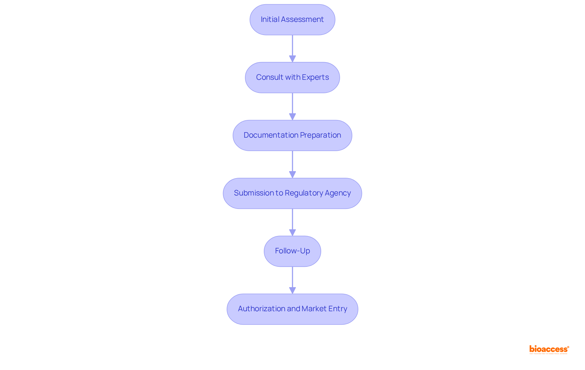 Each box represents a crucial step in the consulting process. Follow the arrows from the top to the bottom to see how to navigate through the  effectively.