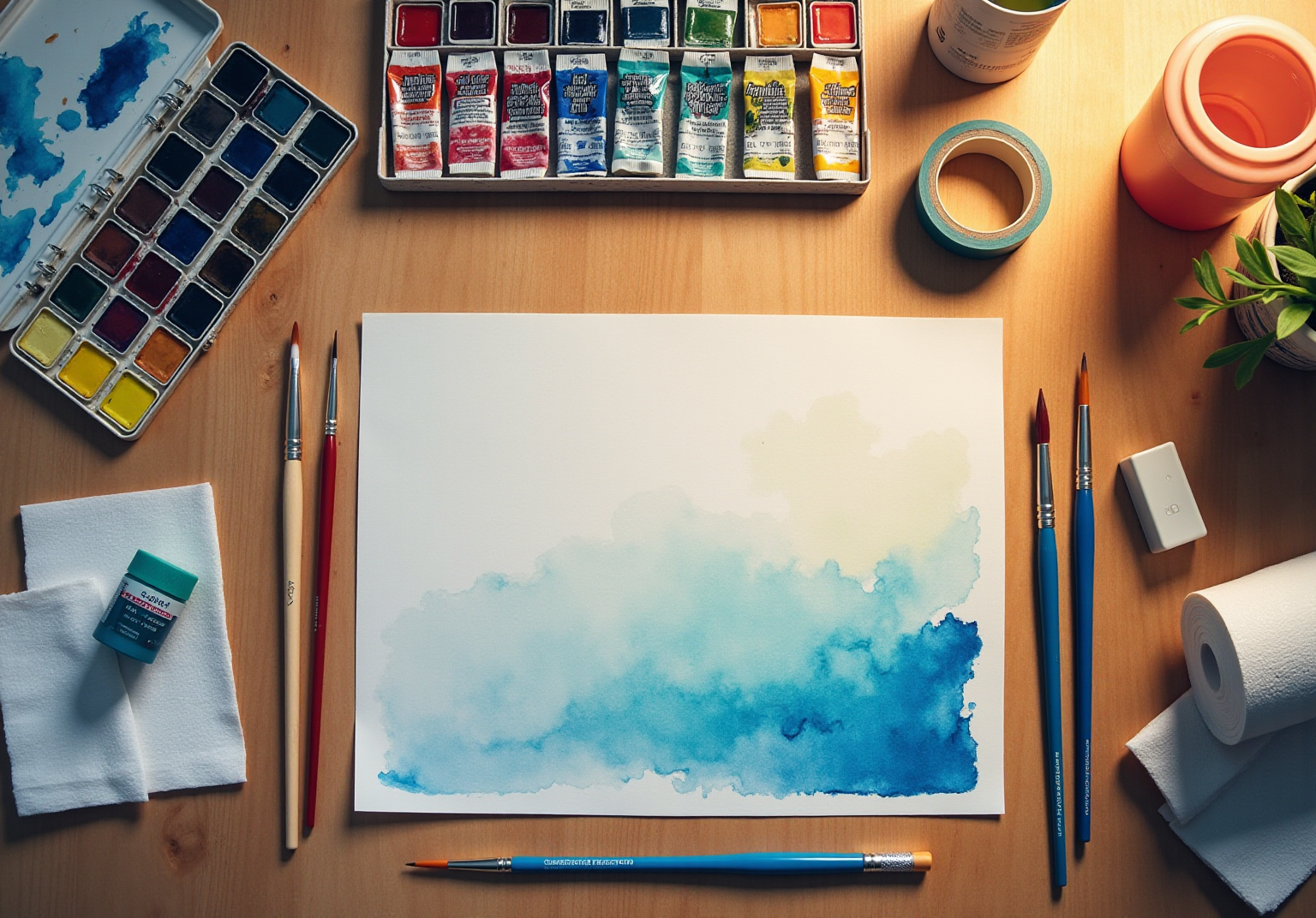 Essential Supplies for Watercolor Painting Essential Supplies for Watercolor Painting