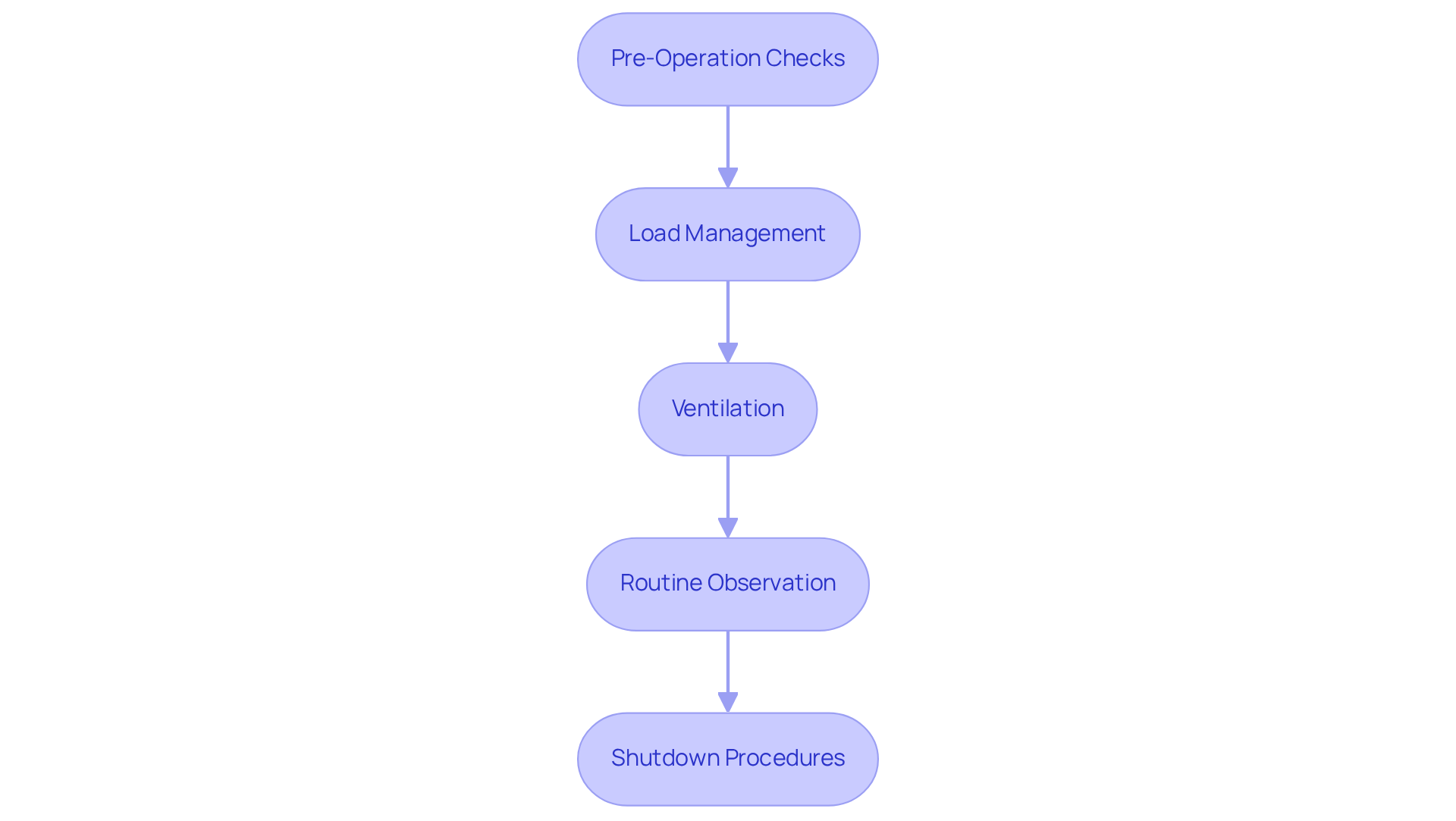 Each box represents a crucial step in ensuring the safe and efficient operation of rental generators. Follow the arrows to see the order in which these practices should be applied.