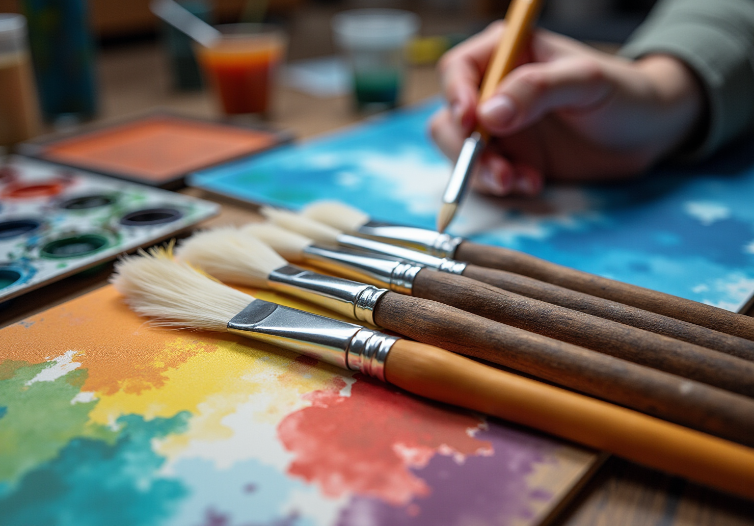 Creative Expression with Silver Brush Watercolor Brushes Creative Expression with Silver Brush Watercolor Brushes