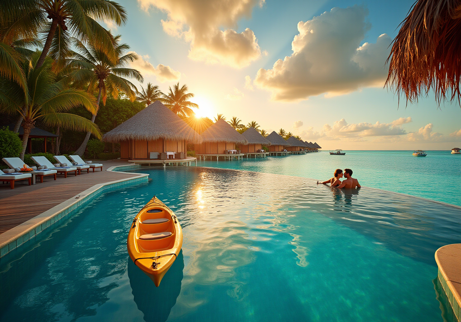 Romantic Getaway in the Maldives