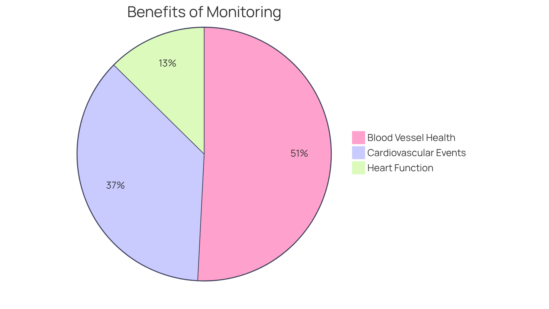Each slice of the pie chart represents a key benefit of monitoring hormone levels. The size of each slice highlights how significant each benefit is in relation to the overall impact on health.