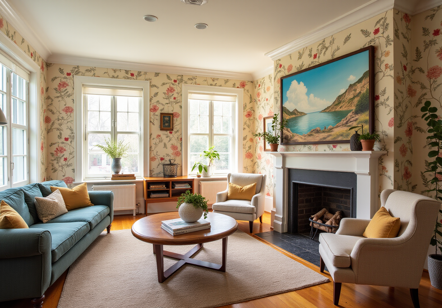 Personalized Living Space with Watercolor Art Personalized Living Space with Watercolor Art