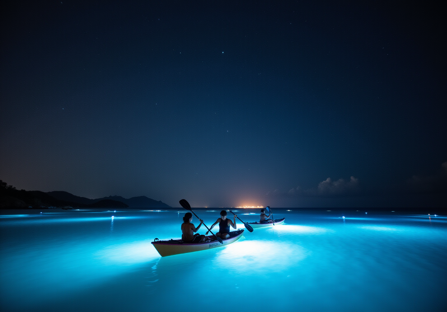 Bioluminescent Kayaking at Mosquito Bay