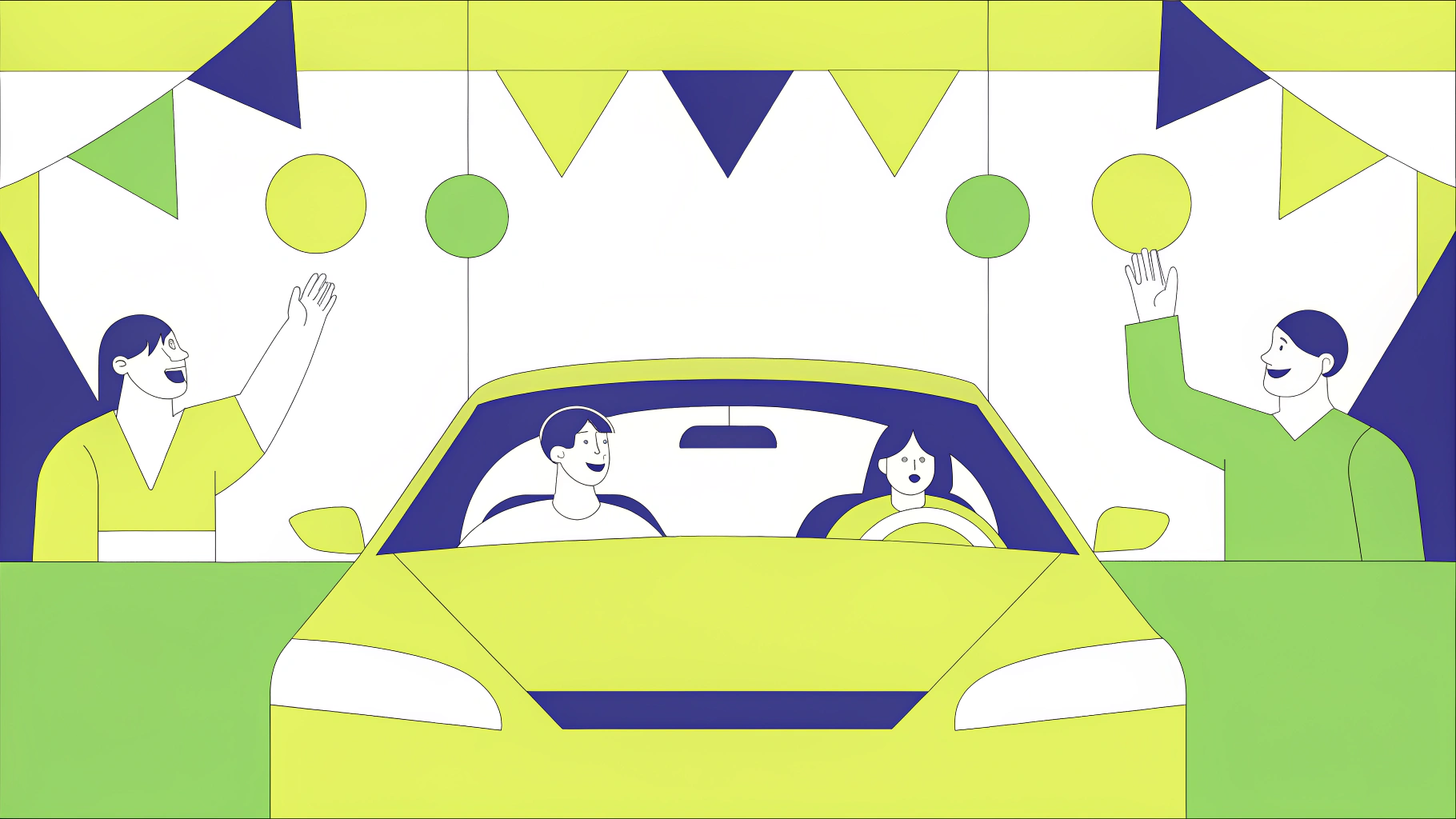 Interactive Car Delivery Celebration