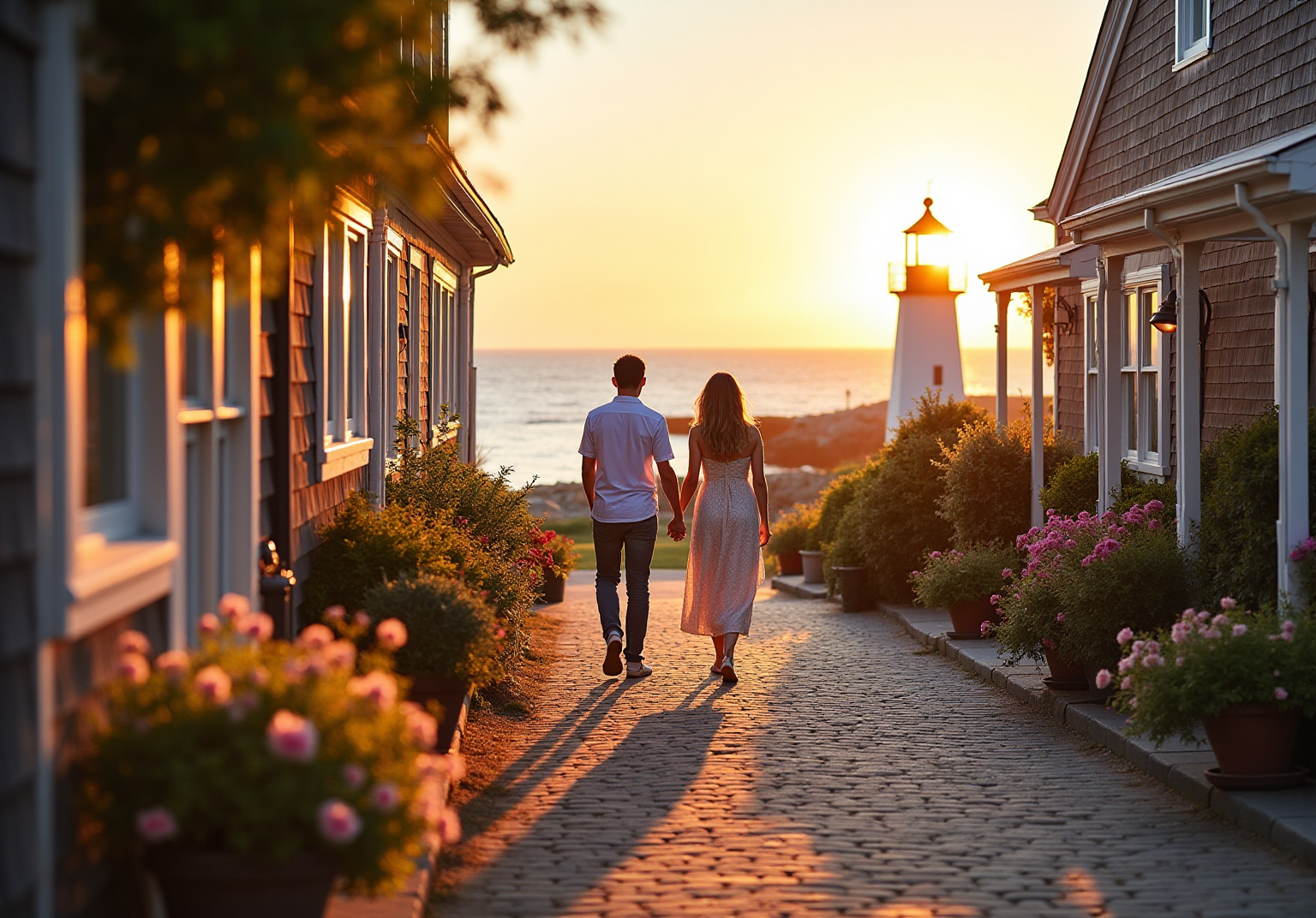 Romantic Stroll in Nantucket Romantic Stroll in Nantucket