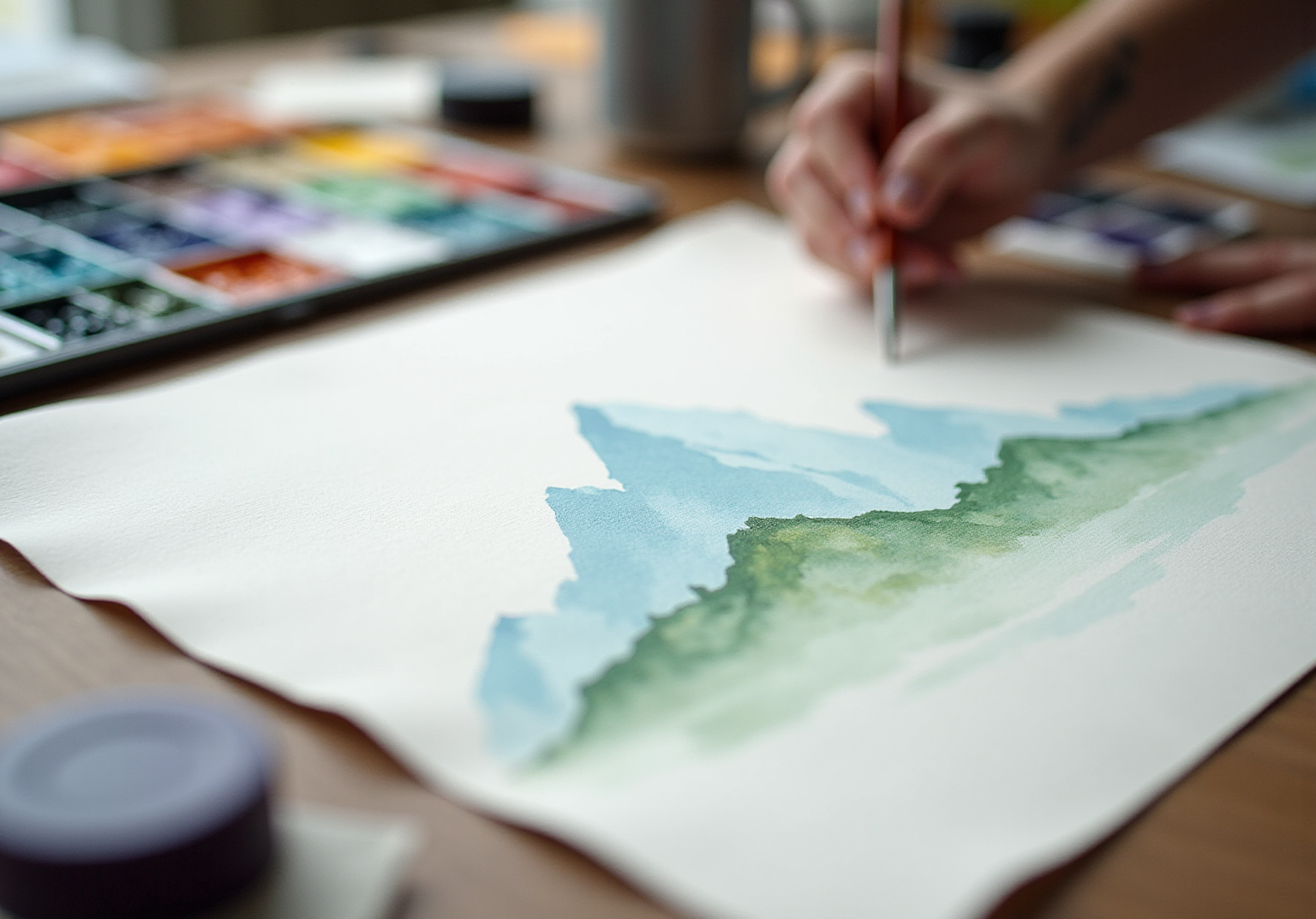 Planning a Mountain Landscape Composition Planning a Mountain Landscape Composition