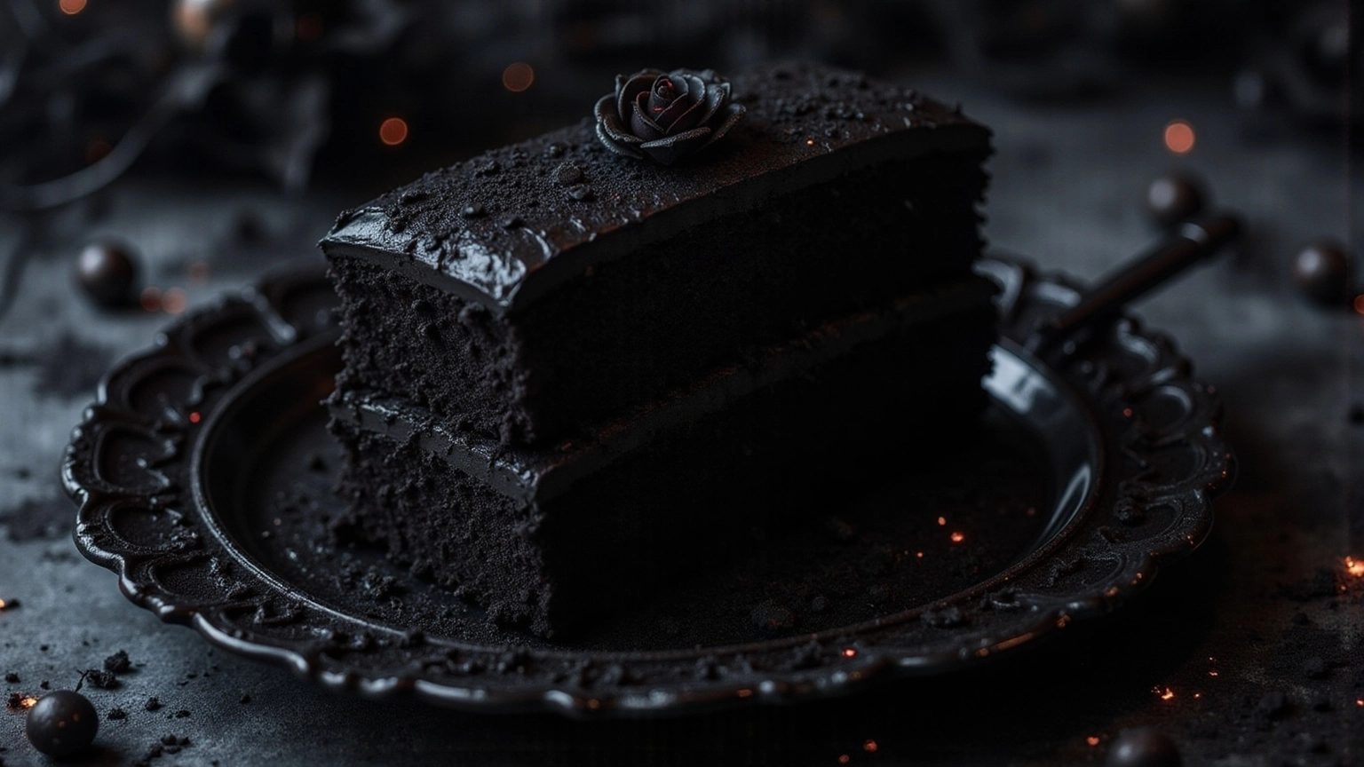 Indulgent Black Velvet Cake