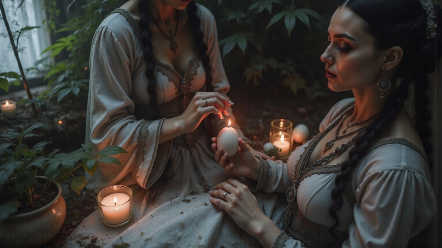 Intimate Egg Cleansing Ritual