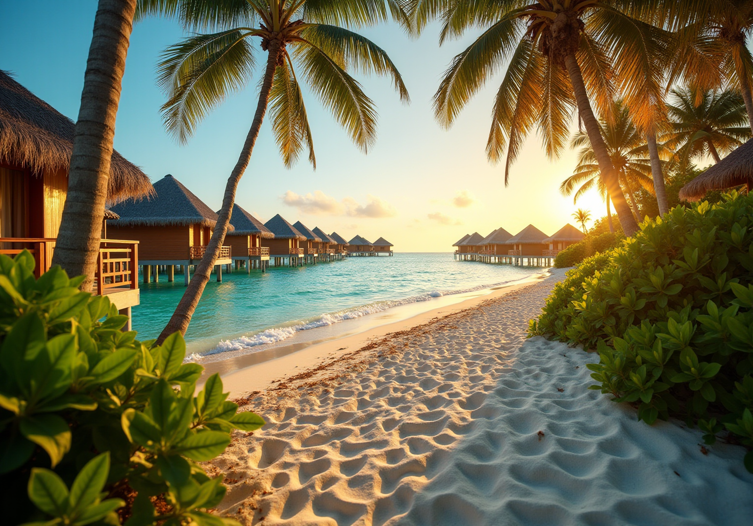 Luxurious Maldives Beach Paradise