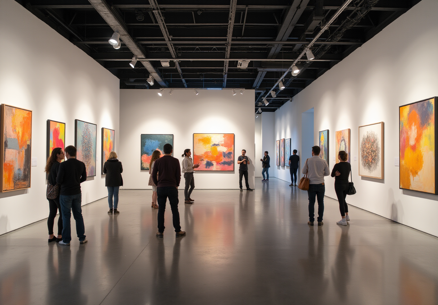 Abstract Art Gallery Exhibition Abstract Art Gallery Exhibition