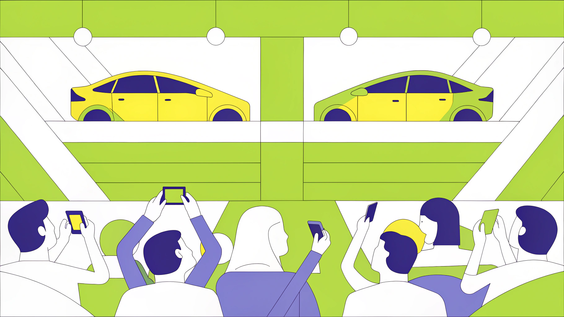 Engaging with Geo-Filters at an Auto Show