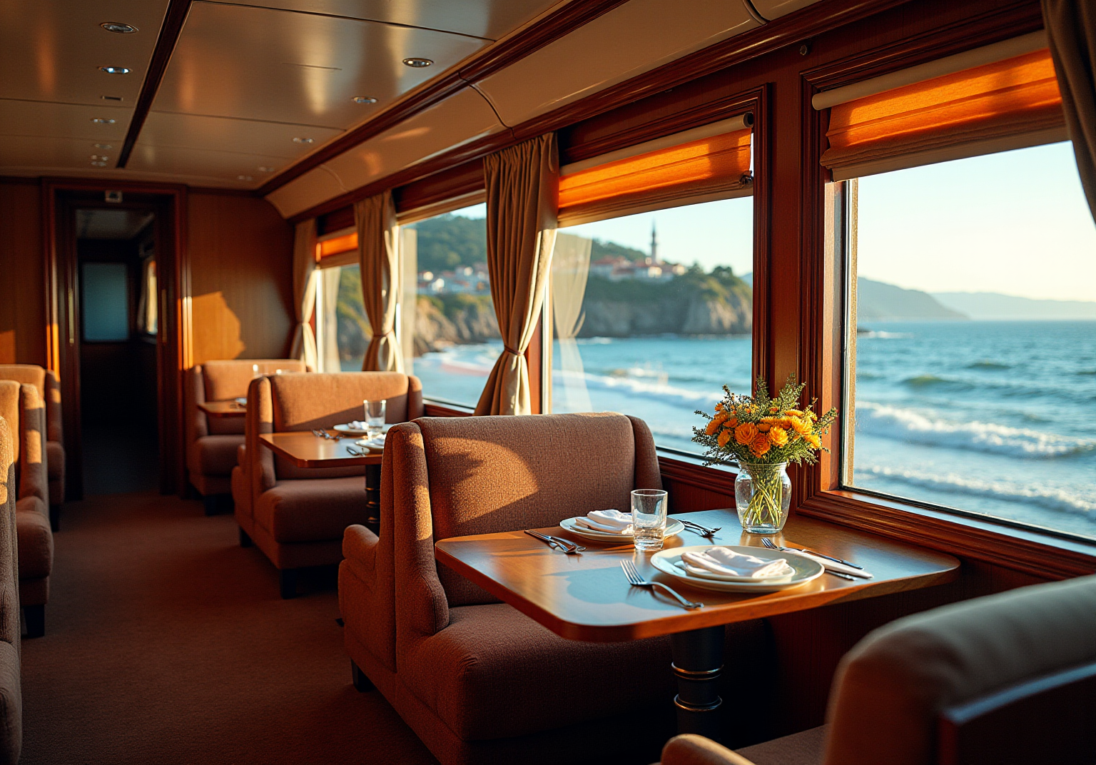 Luxurious Journey on The Ocean Train