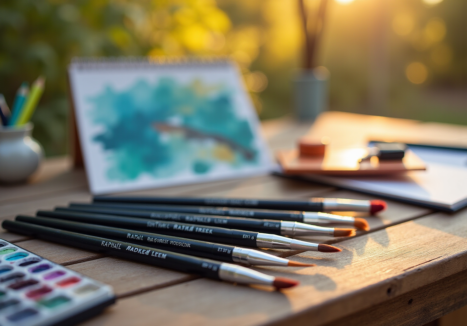 Raphaël Synthetic Travel Brushes for On-the-Go Artists Raphaël Synthetic Travel Brushes for On-the-Go Artists