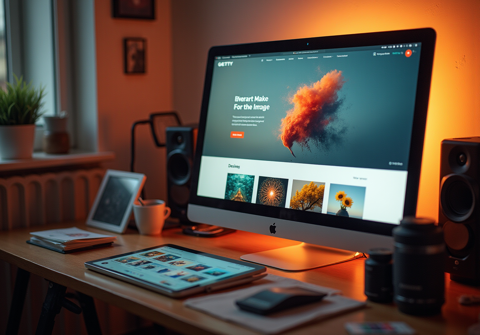 Artist's Workspace with Getty Images Artist's Workspace with Getty Images