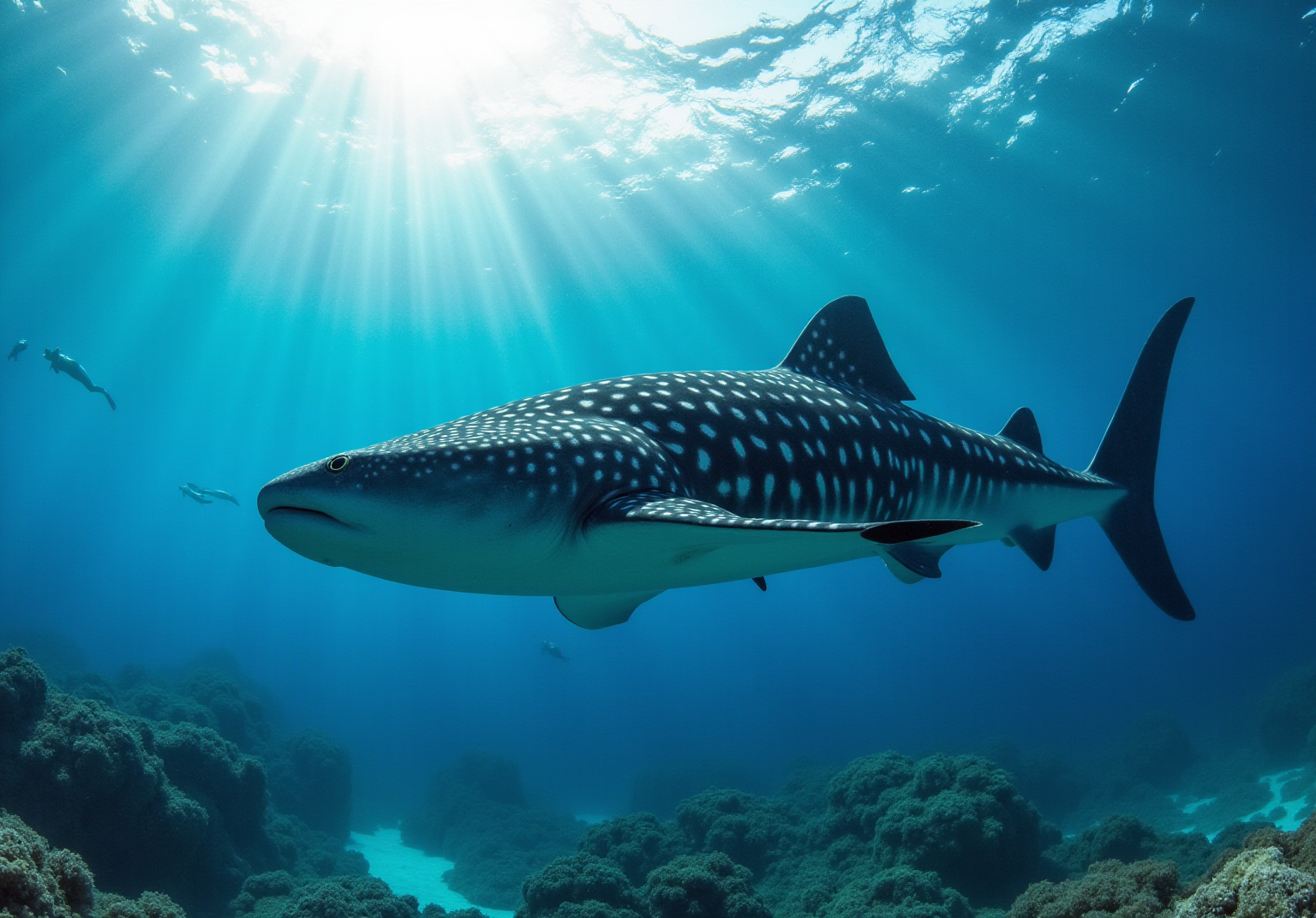 Swimming with Whale Sharks in the Maldives