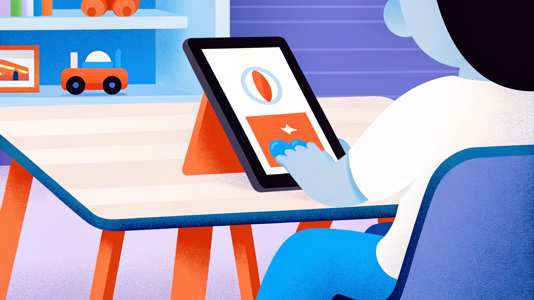 Child Using DuckDuckGo for Kids Child Using DuckDuckGo for Kids