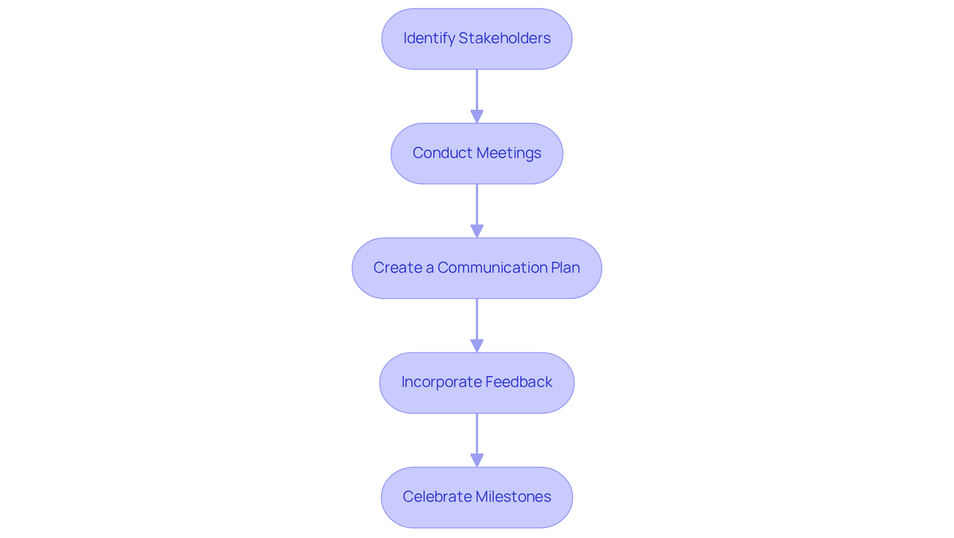 Each box represents a crucial step in engaging stakeholders. Follow the arrows to see how each action builds on the previous one, leading to a successful transition. Each box represents a crucial step in engaging stakeholders. Follow the arrows to see how each action builds on the previous one, leading to a successful transition.