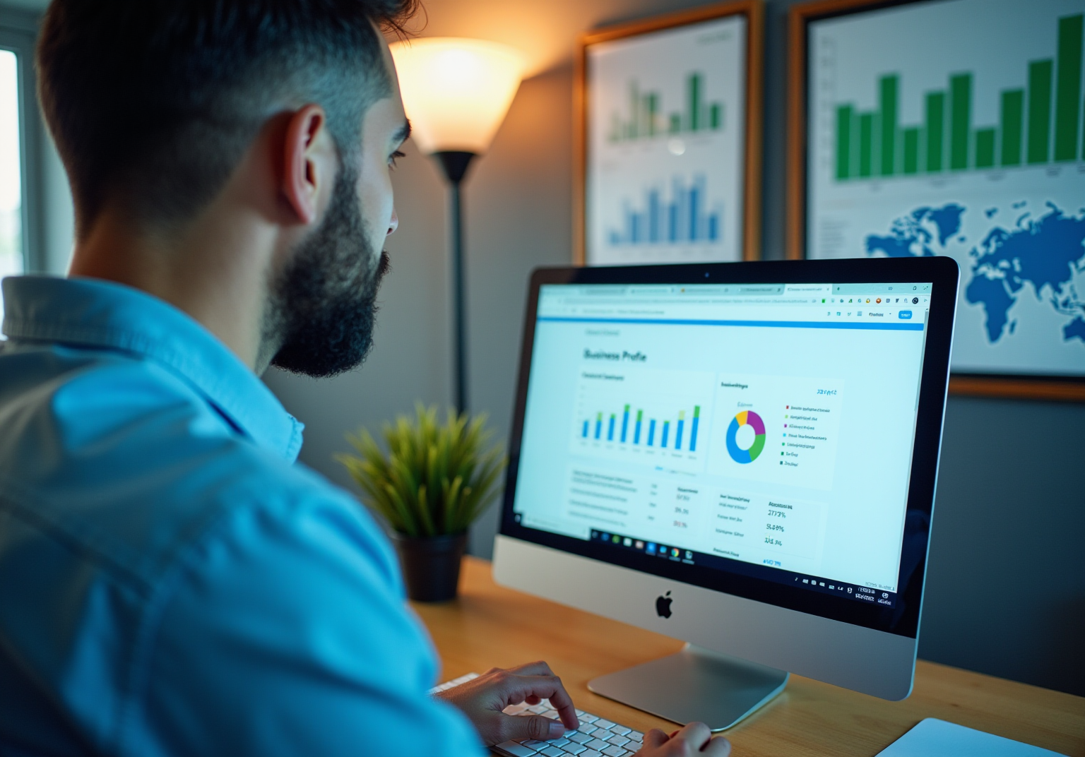 Consultant Optimizing Local SEO Strategies