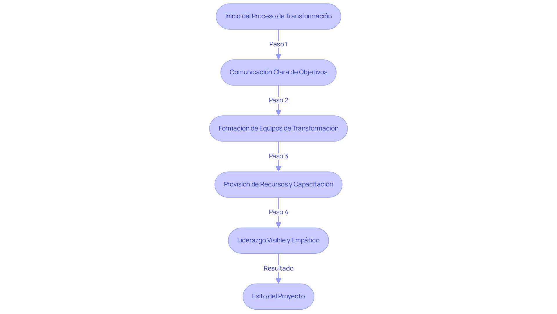Cada cuadro representa un paso en el proceso de transformación. Sigue las flechas para entender cómo cada etapa se conecta y contribuye al éxito del proyecto. Cada cuadro representa un paso en el proceso de transformación. Sigue las flechas para entender cómo cada etapa se conecta y contribuye al éxito del proyecto.