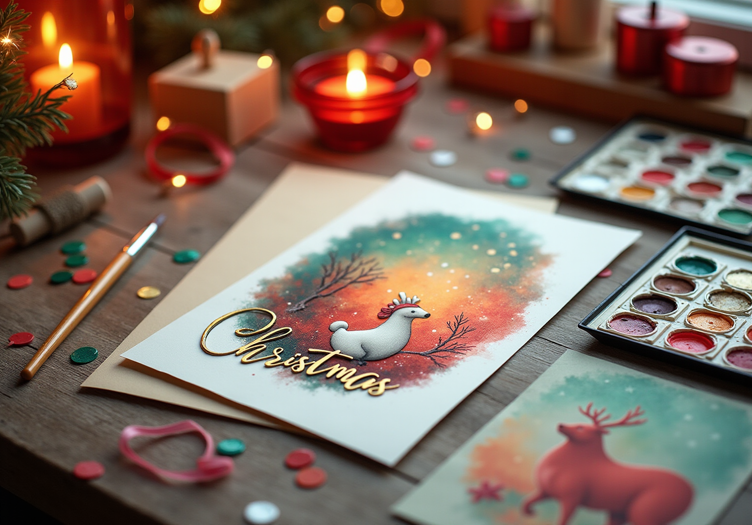 Crafting Christmas Cards