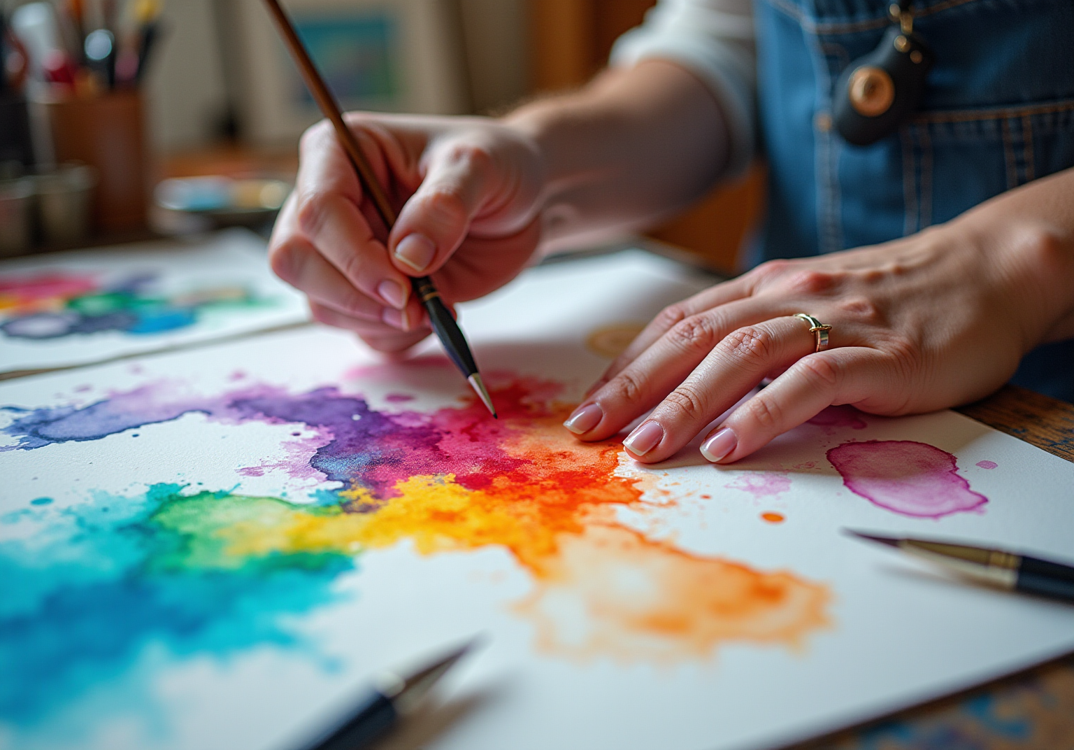 The Art of Color: Psychological Impact in Watercolors