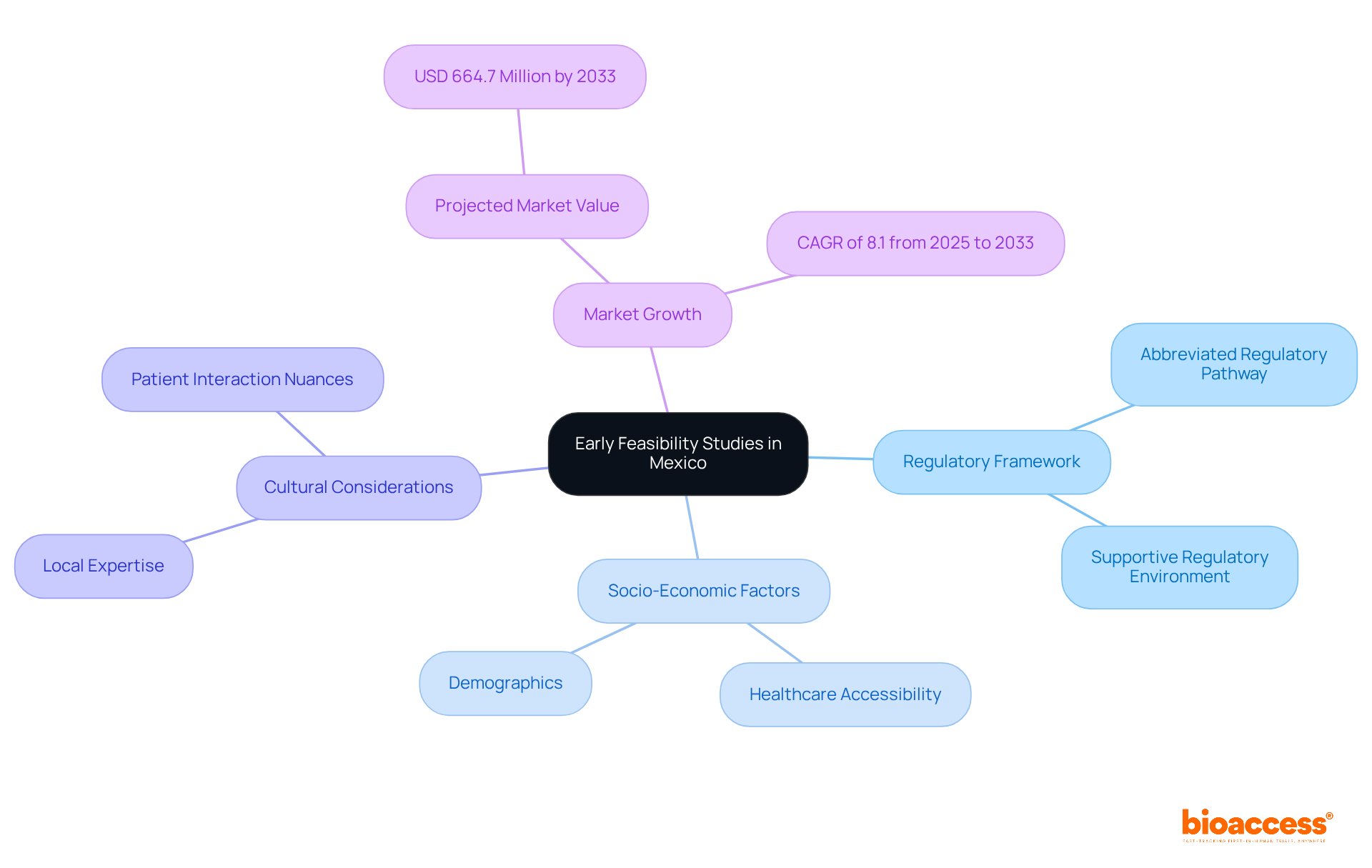 The central node represents the main topic, while the branches show key areas of focus. Each sub-branch provides more detail on specific aspects, helping you understand the landscape of EFS in Mexico. The central node represents the main topic, while the branches show key areas of focus. Each sub-branch provides more detail on specific aspects, helping you understand the landscape of EFS in Mexico.