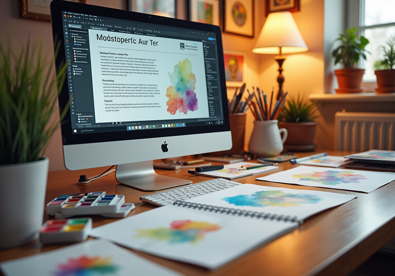 Creative Workspace for Print-on-Demand Notecards Creative Workspace for Print-on-Demand Notecards