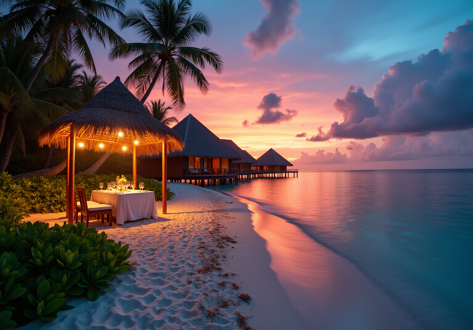 Romantic Getaway in the Maldives