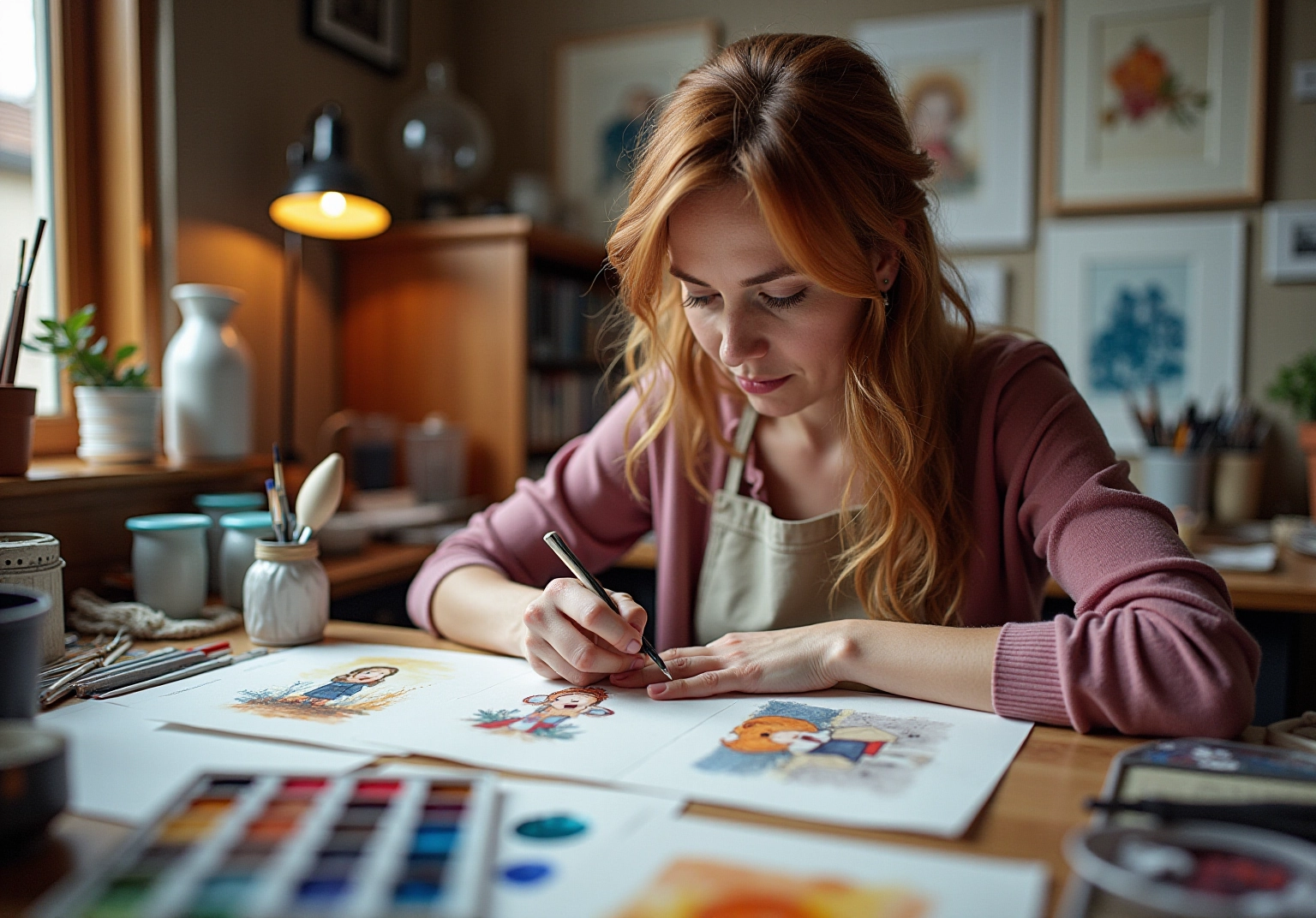 Kelly Swain: Crafting Personalized Watercolor Illustrations Kelly Swain: Crafting Personalized Watercolor Illustrations