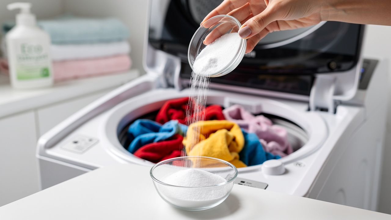 Master Putting Baking Soda in Laundry with Whites® in Dubai and Abu Dhabi