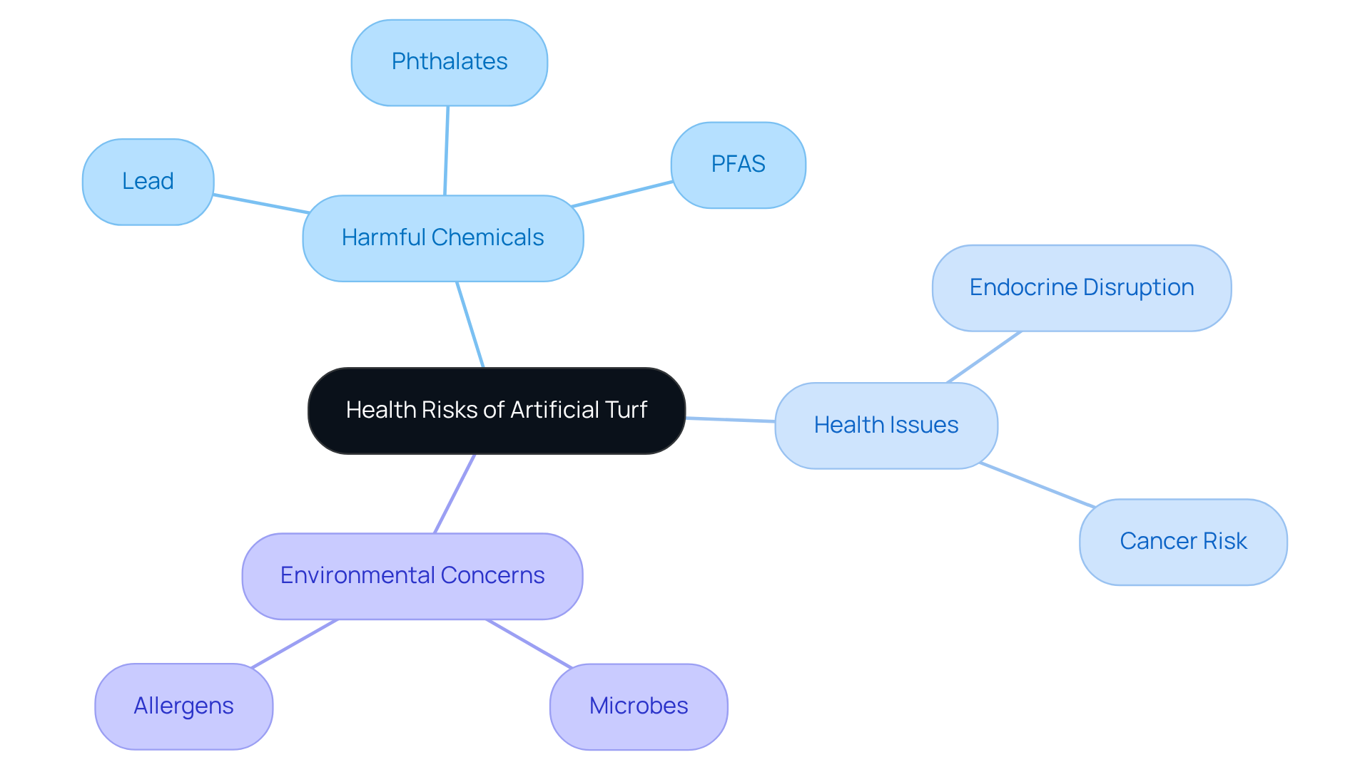 The center shows the main topic, while the branches represent different aspects of health risks. Each color-coded branch helps you see how chemicals relate to health and environmental issues. The center shows the main topic, while the branches represent different aspects of health risks. Each color-coded branch helps you see how chemicals relate to health and environmental issues.