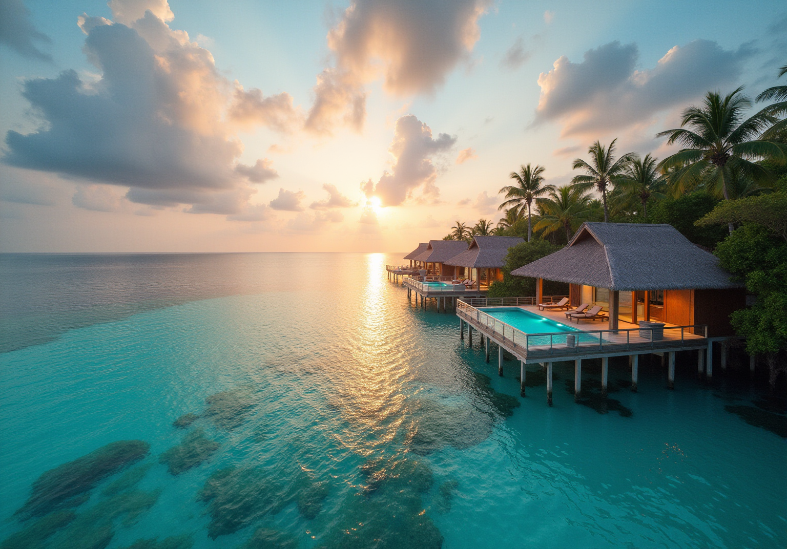 Luxurious Overwater Villas in the Maldives