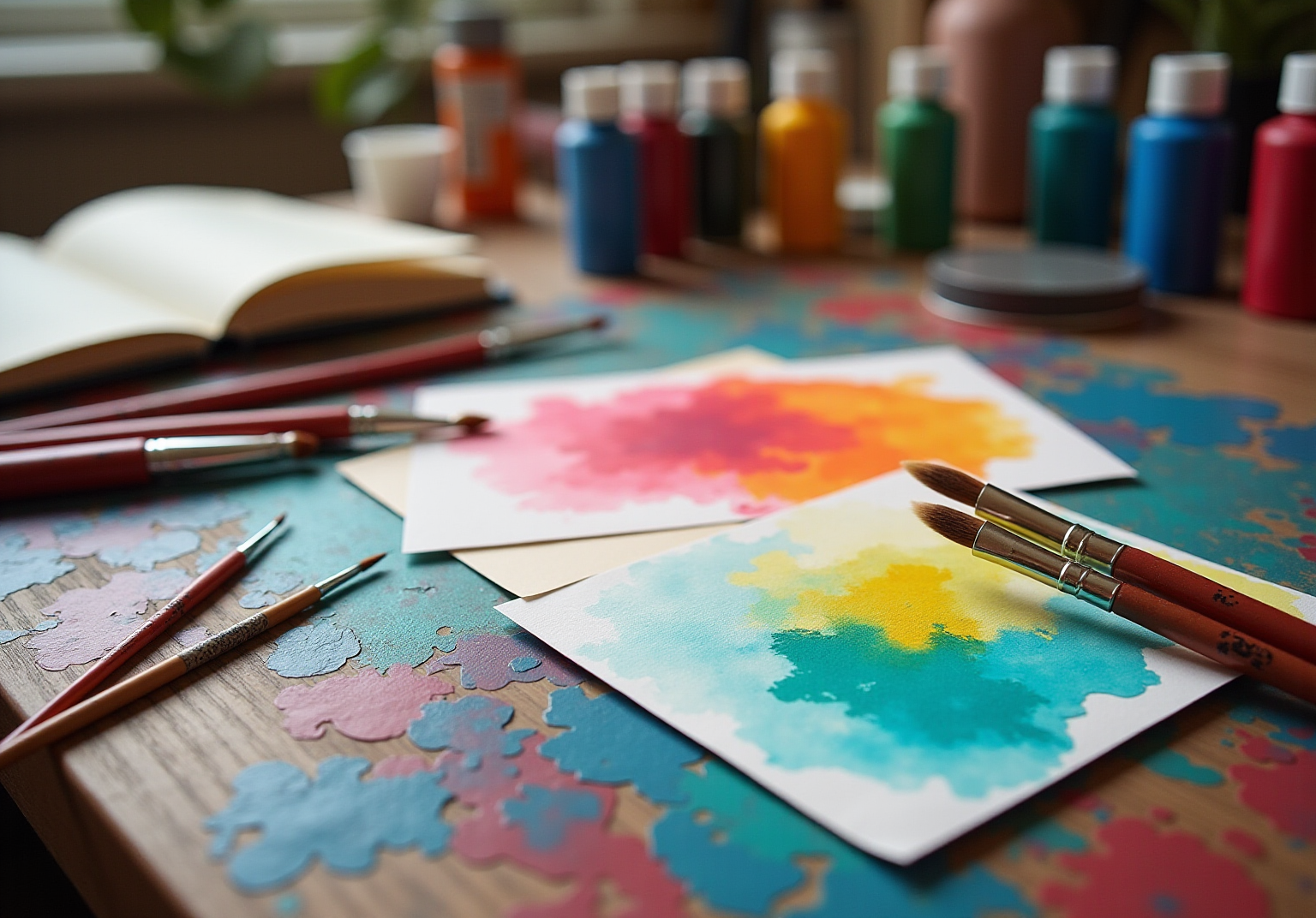 Creative Workspace for Card Design Creative Workspace for Card Design