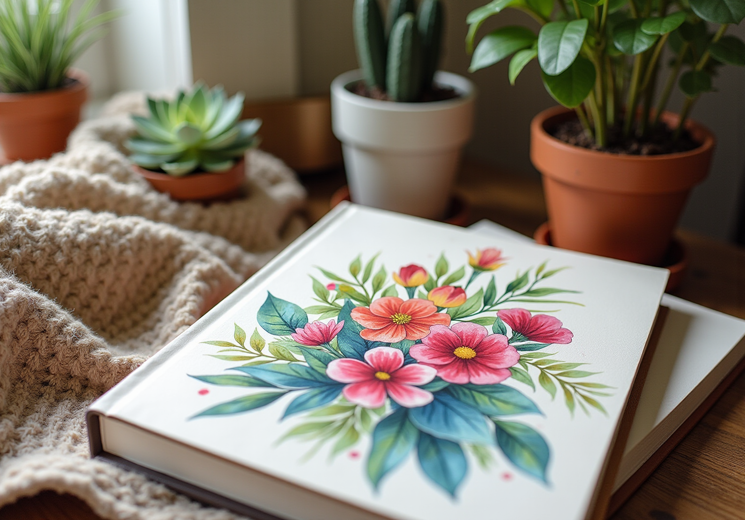 Vibrant Watercolor Illustrations in Home Decor Vibrant Watercolor Illustrations in Home Decor