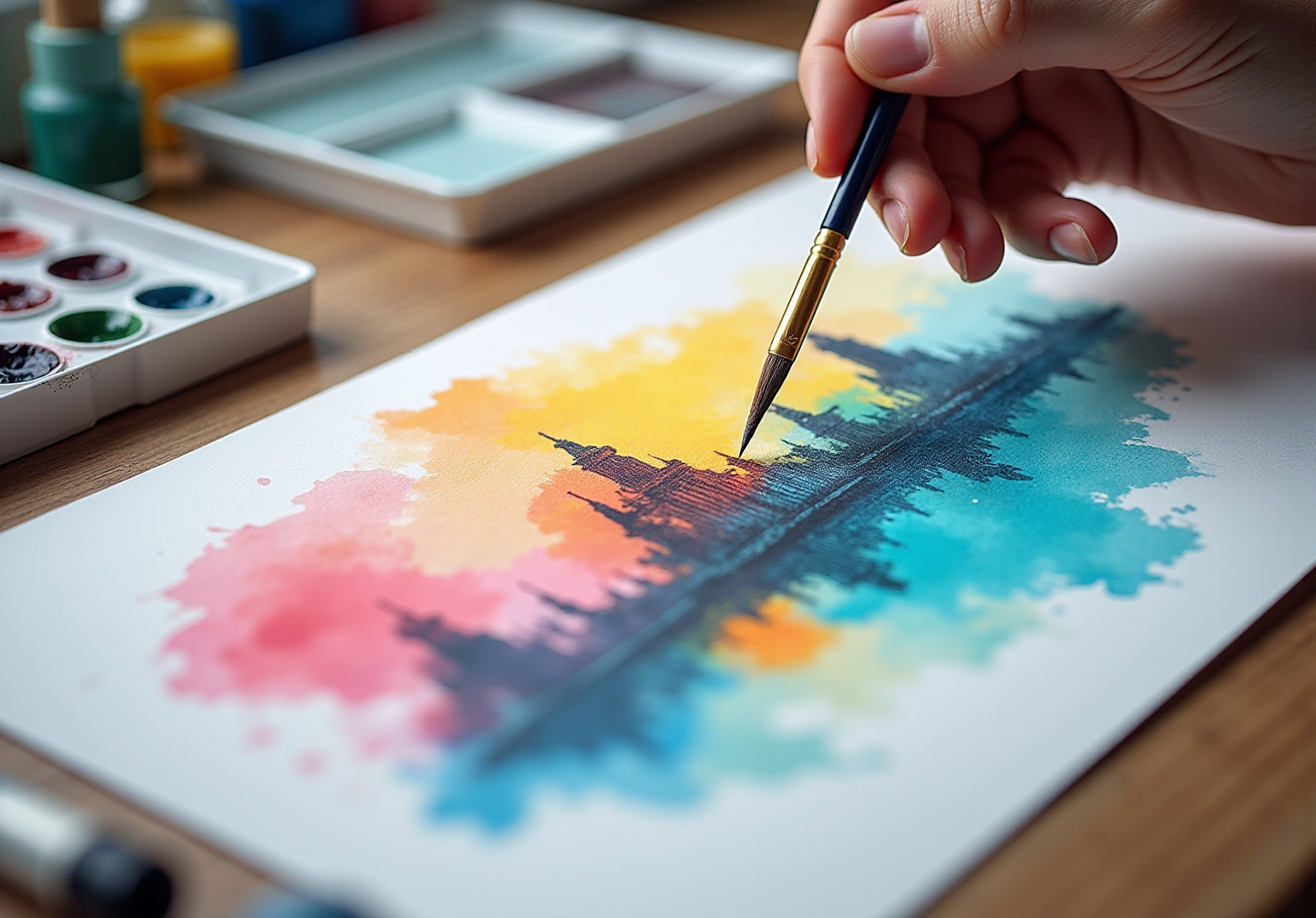 Enhancing Prints with Watercolor Details Enhancing Prints with Watercolor Details