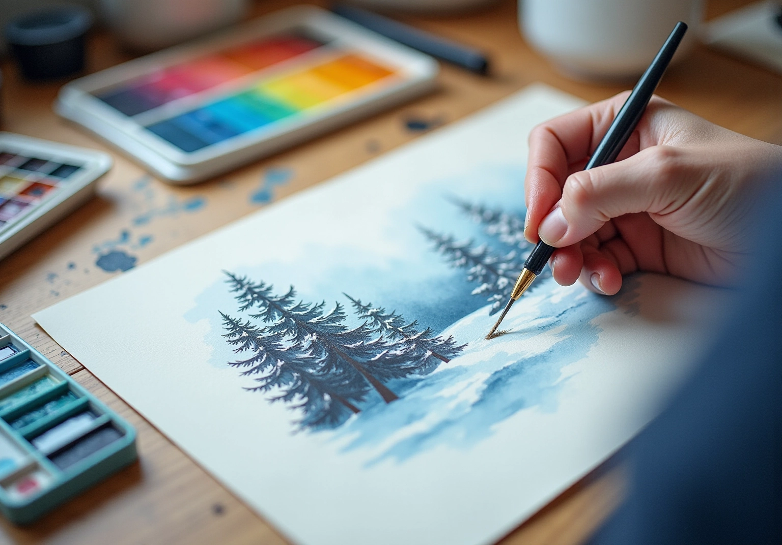 Layering Techniques in Winter Landscapes Layering Techniques in Winter Landscapes